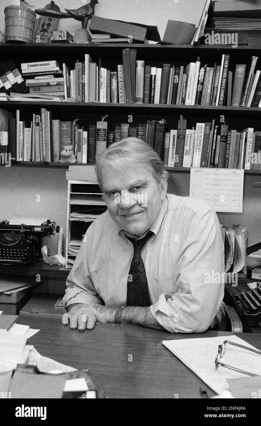 Newsman Andy Rooney of CBS-TV's " 60 Minutes" in his office at CBS ...