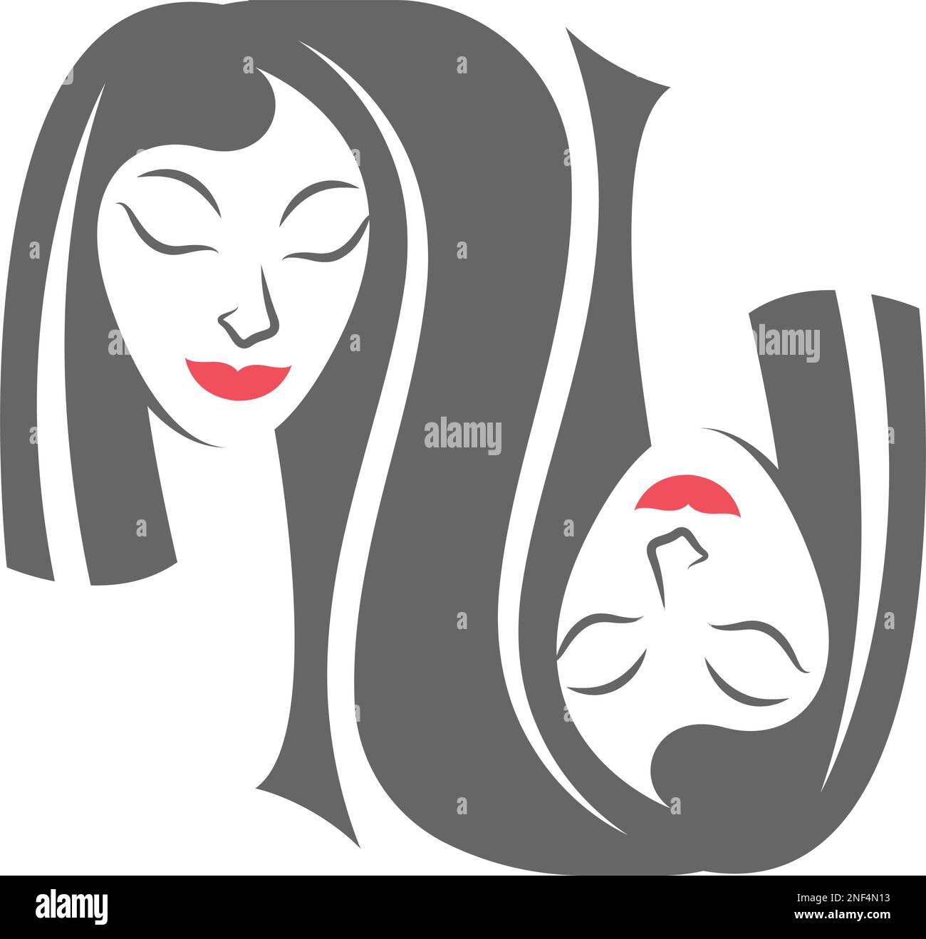 Gemini icon logo design illustration Stock Vector Image & Art - Alamy