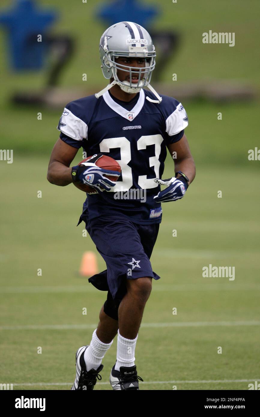 Dallas Cowboys corner back Mike Mickens (33) during rookie minicamp at ...