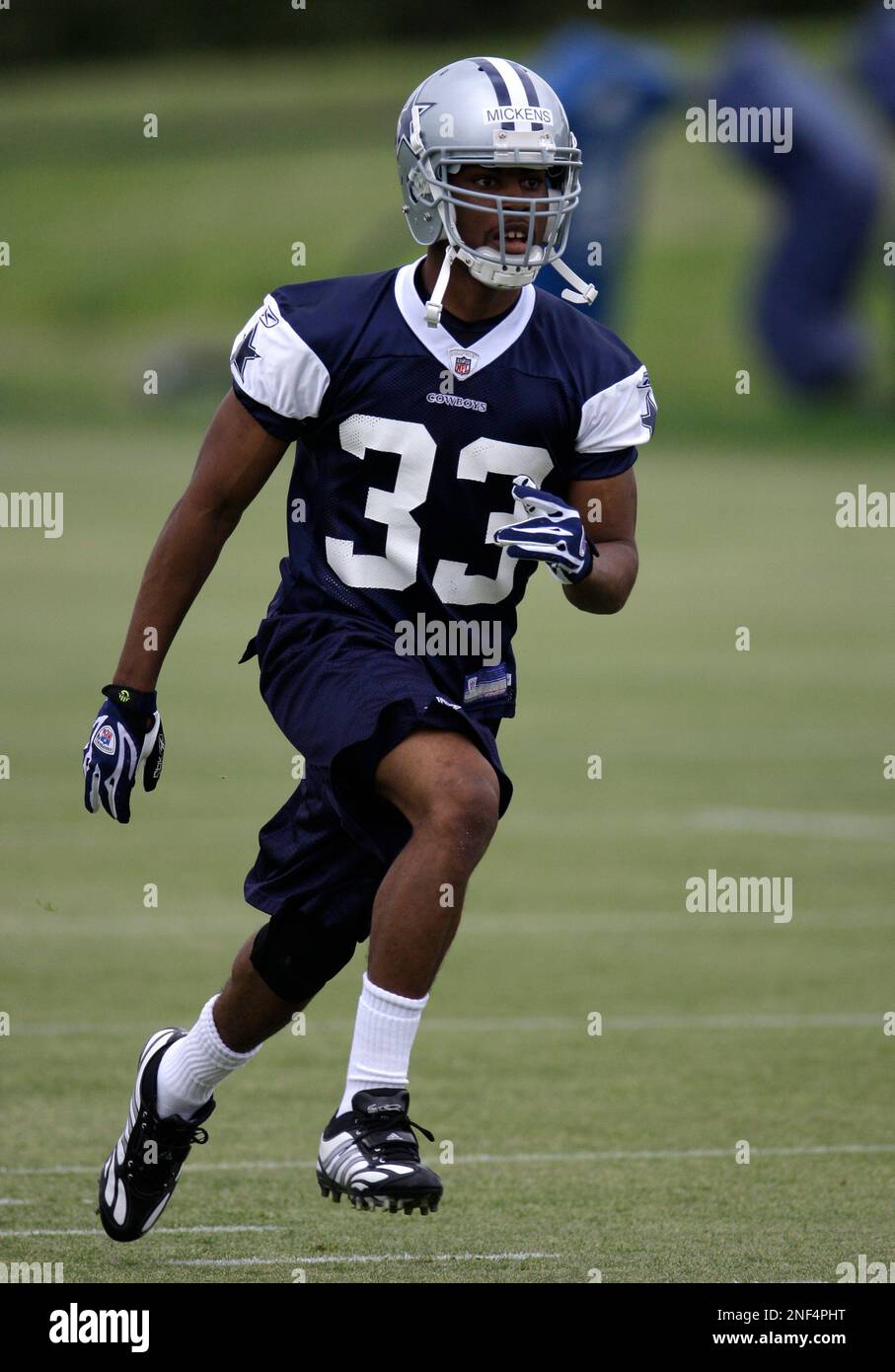 Dallas Cowboys corner back Mike Mickens (33) during rookie minicamp at ...