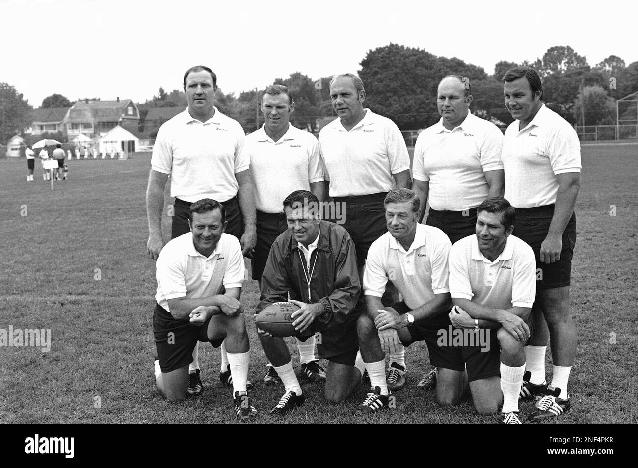 Washington Redskins coaching staff shown July 22, 1973. Left to right ...