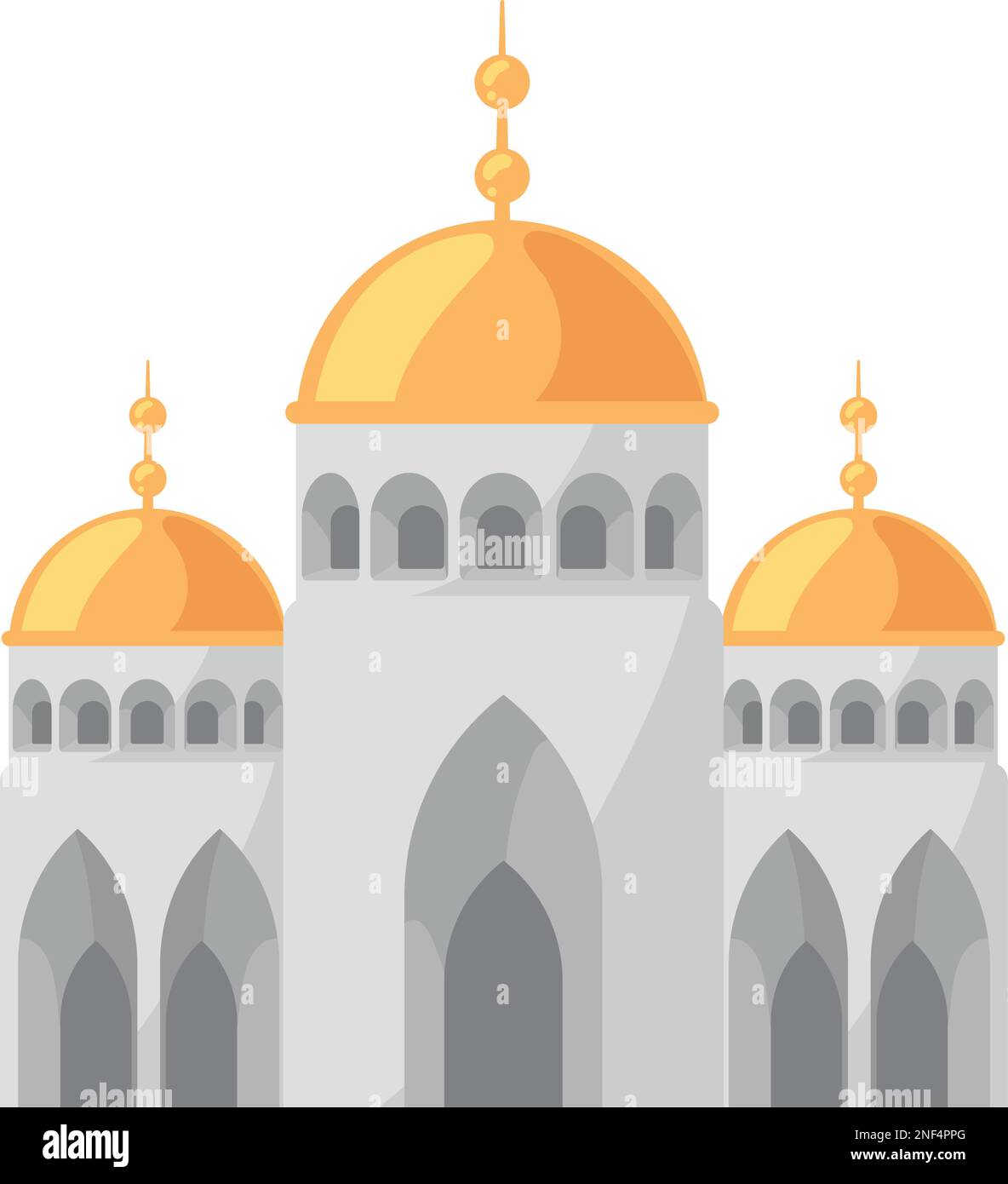 muslim mosque gray facade Stock Vector Image & Art - Alamy