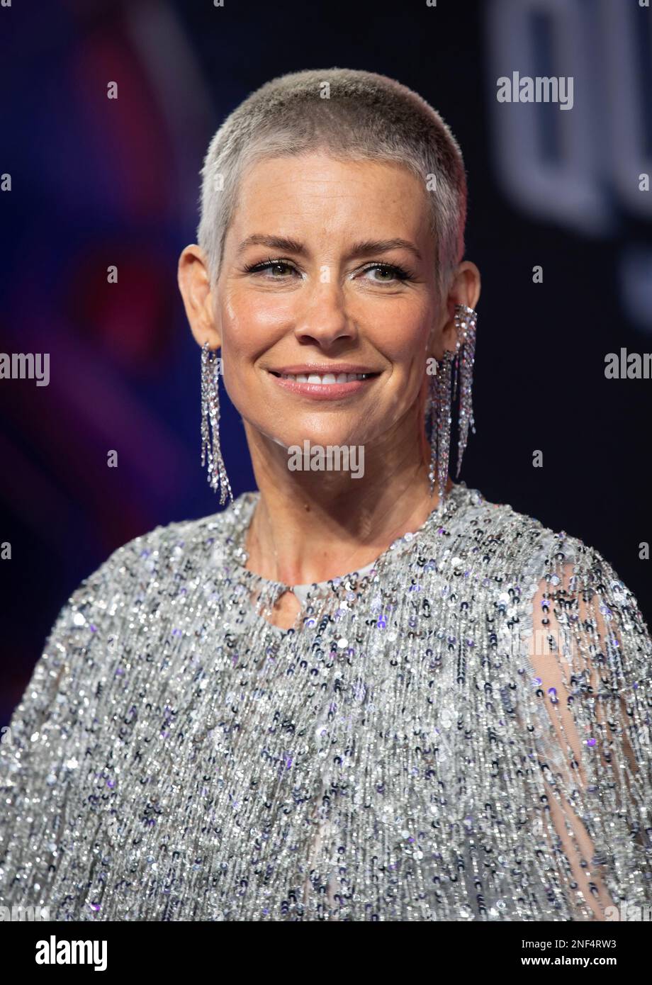 Evangeline Lilly at the Ant Man UK Gala Screening, on February 16, 2023 ...