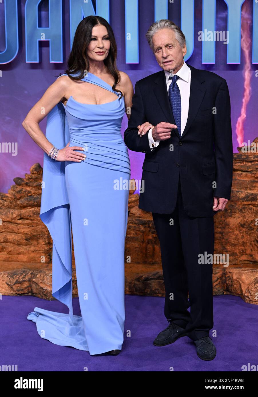 Catherine Zeta Jones and Michael Douglas at the Ant Man UK Gala ...