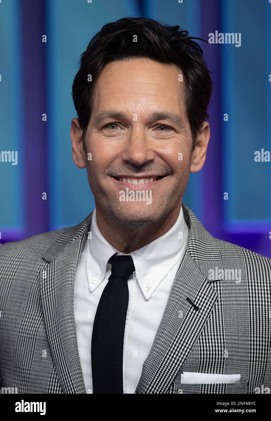 Paul Rudd at the Ant Man UK Gala Screening, on February 16, 2023 in ...
