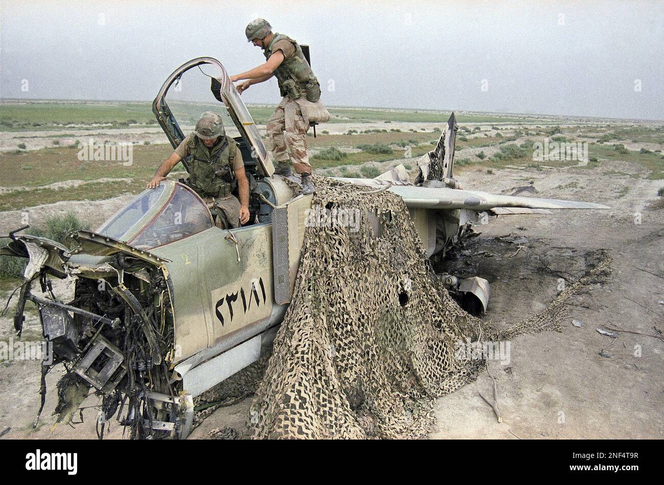 Sgt. Timothy Hovemale, left, and PFC Michael Rhodes of the U.S. Army’s ...