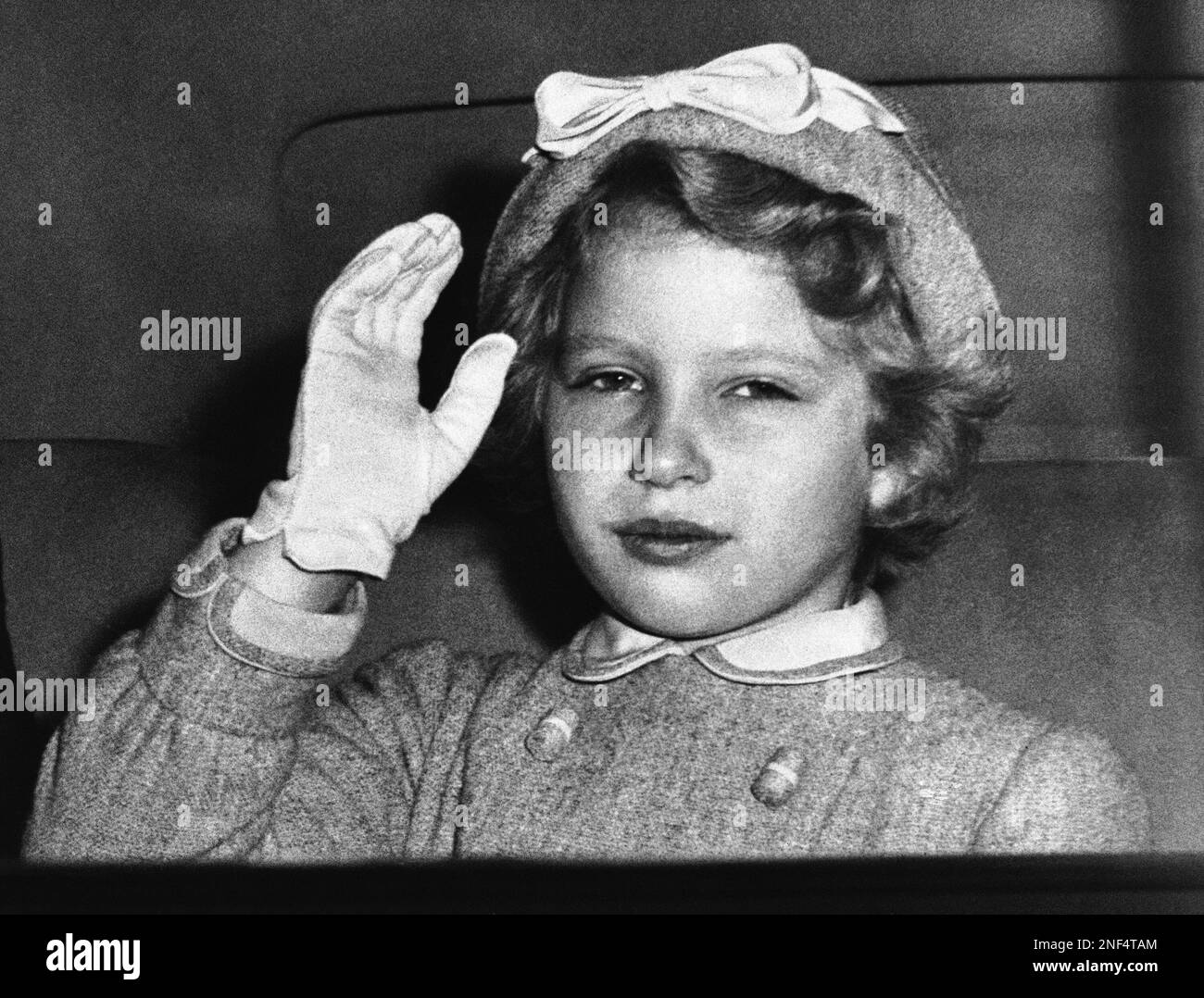 Princess Anne, 7-year-old daughter of Queen Elizabeth II and Prince ...