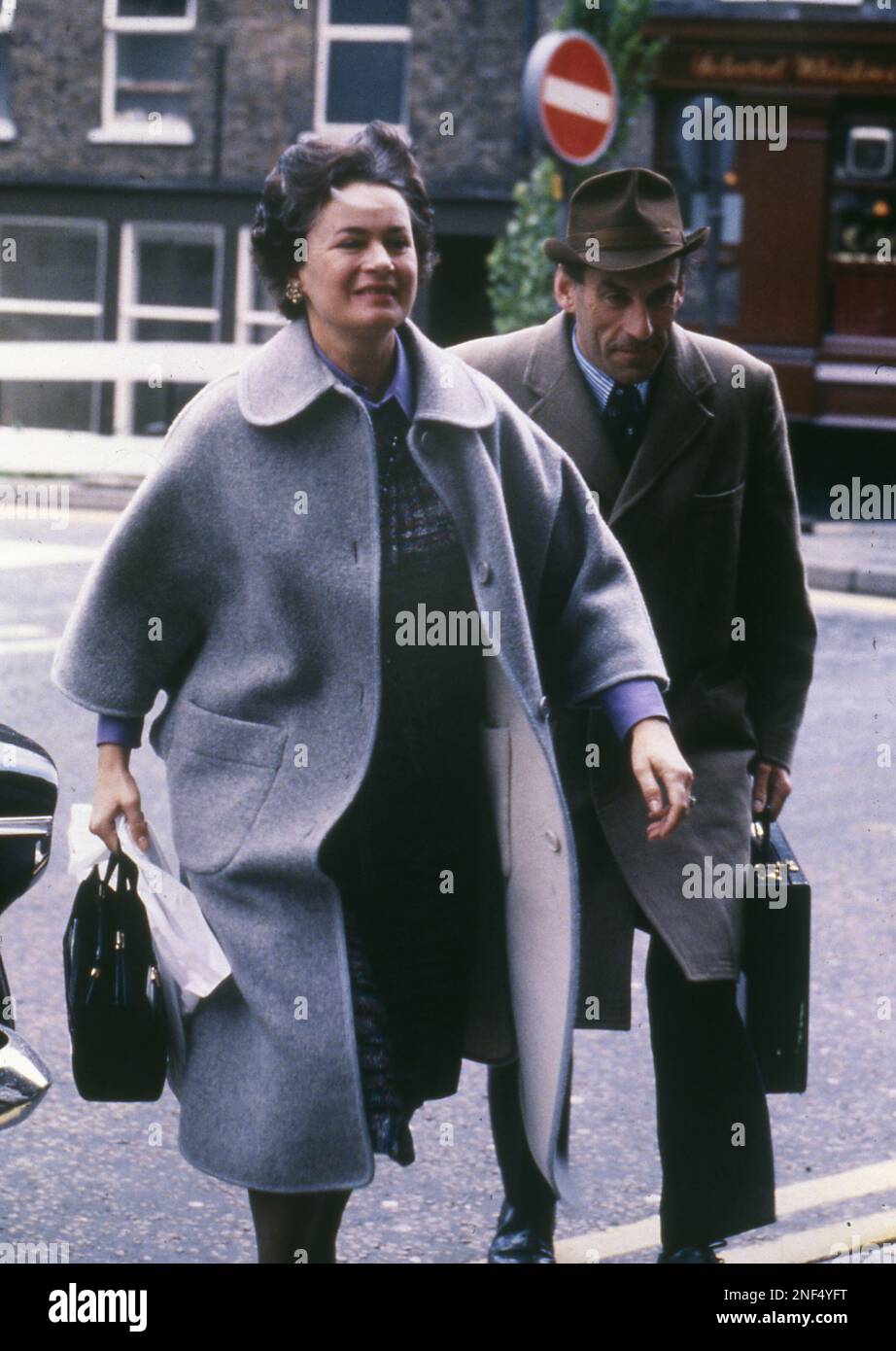 Former British Liberal Party leader Jeremy Thorpe and his wife Marion ...