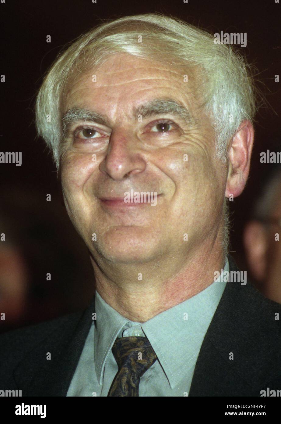 Swiss writer Adolf Muschg is portrayed during the awarding ceremony of ...