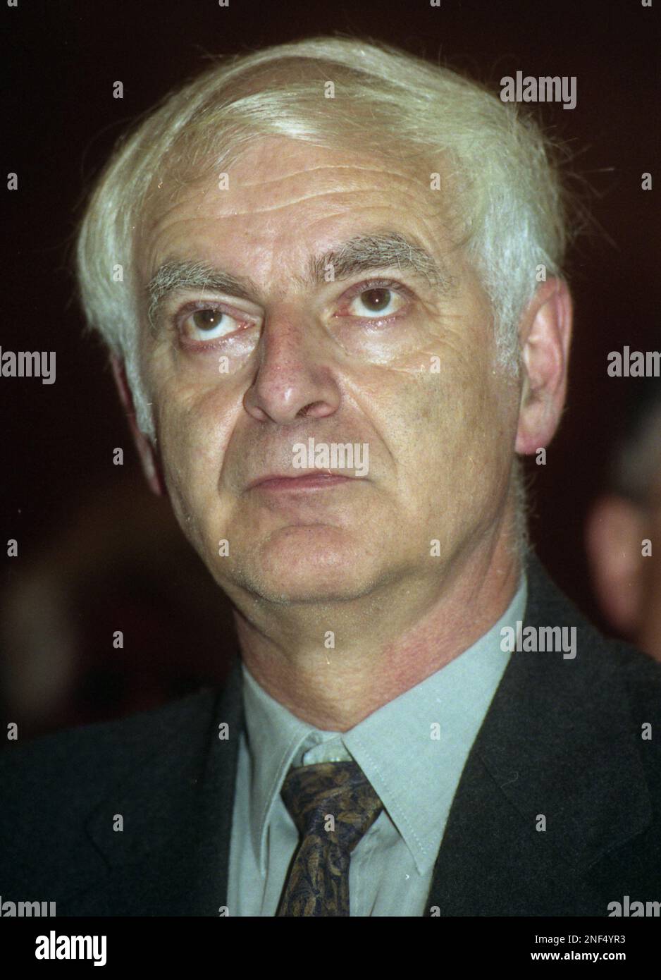 Swiss writer Adolf Muschg is portrayed during the awarding ceremony of ...