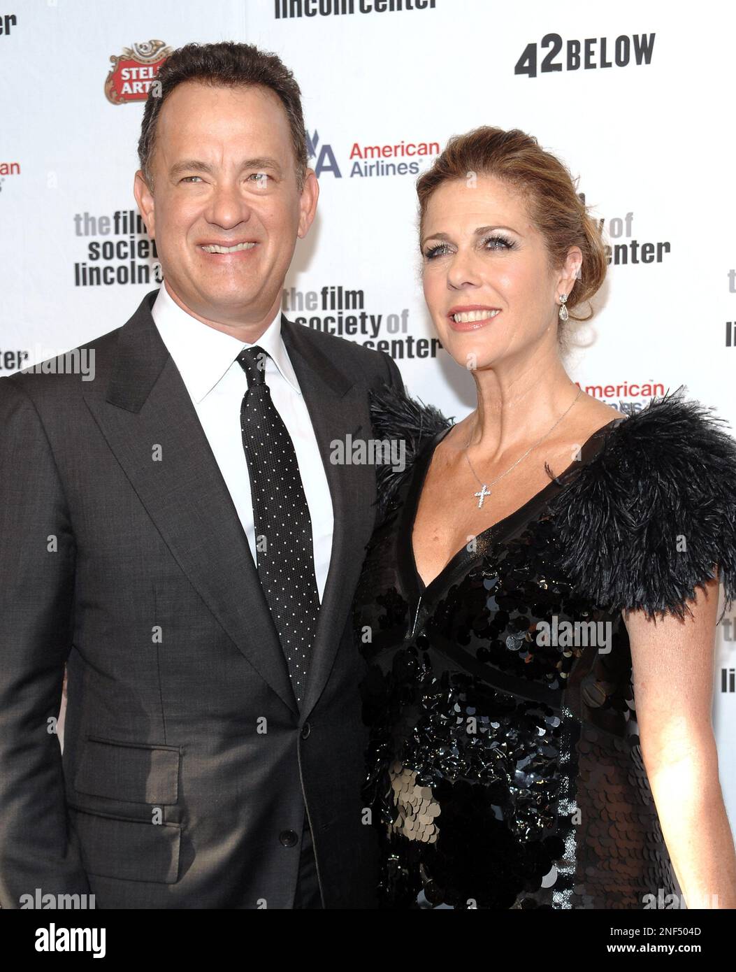 The Film Society of Lincoln Center honoree actor Tom Hanks and his wife ...