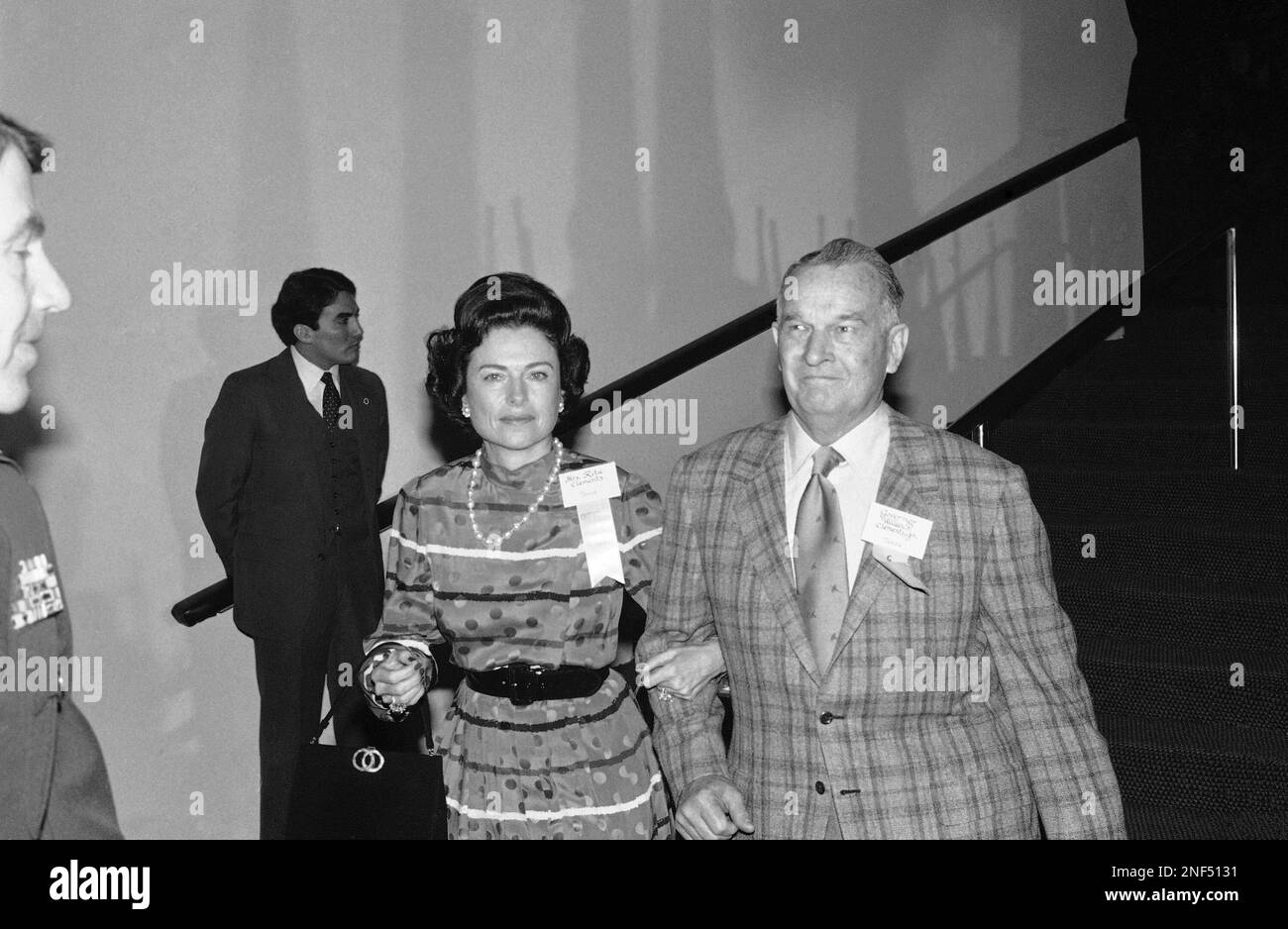 Texas Republican Gov. William P. Clements Jr. and his wife, Rita ...