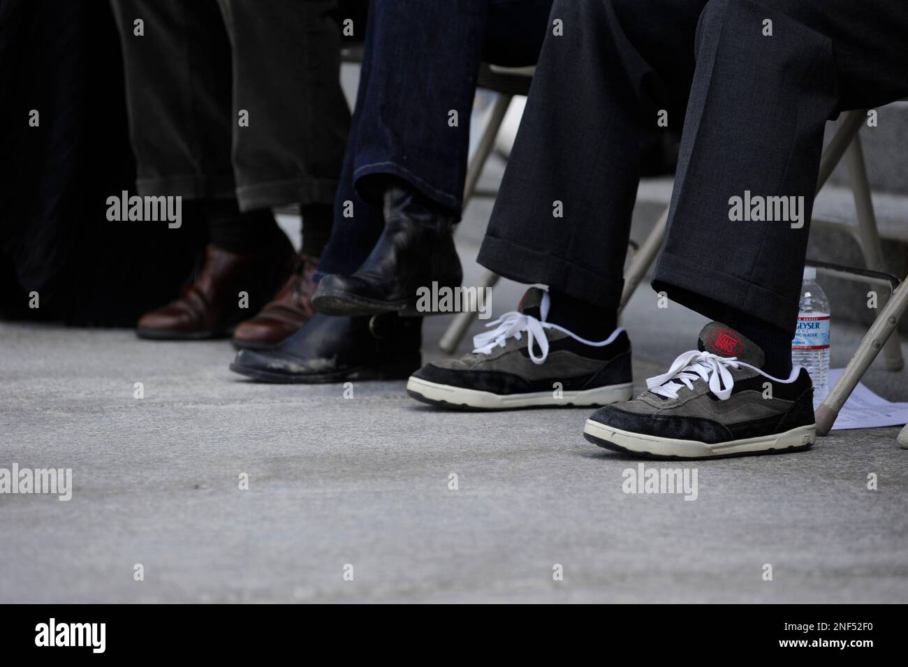 Tom Mauser, father of slain student Daniel Mauser, wears his son's ...