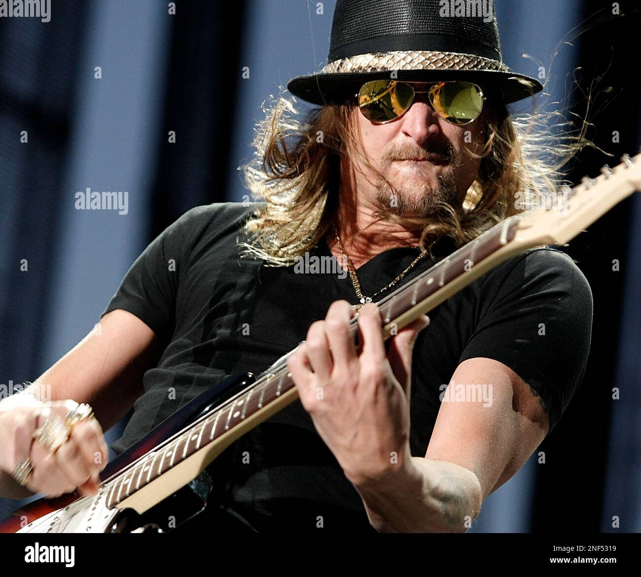 Rapper and singer Kid Rock performs at Stagecoach Music Festival in ...