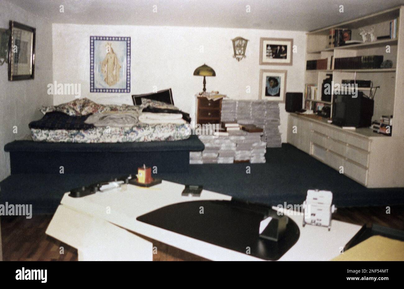This is the bedroom of the luxurious private prison, La Catedral, where ...