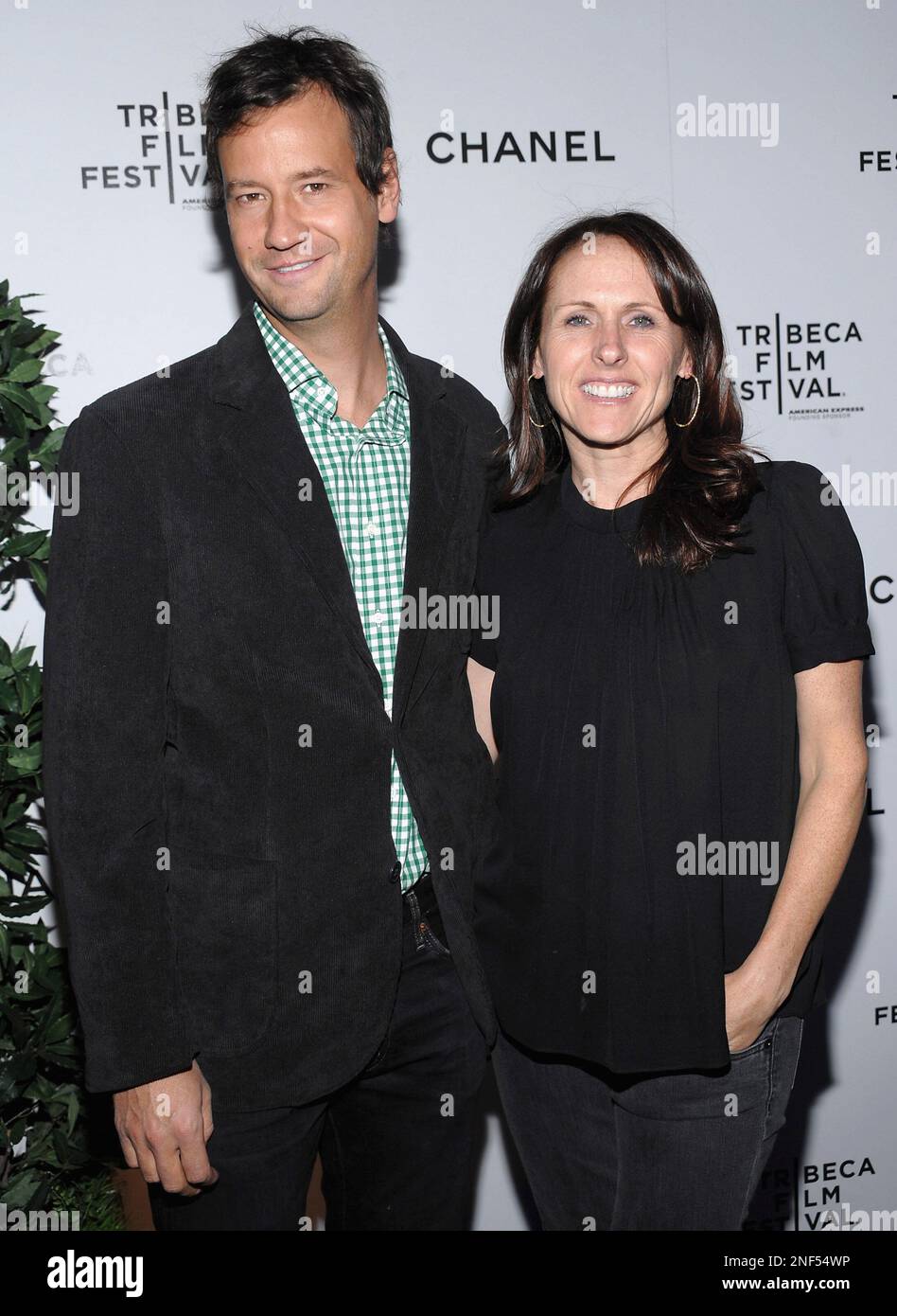 Artist Fritz Chesnut and wife actress Molly Shannon attend the 4th ...