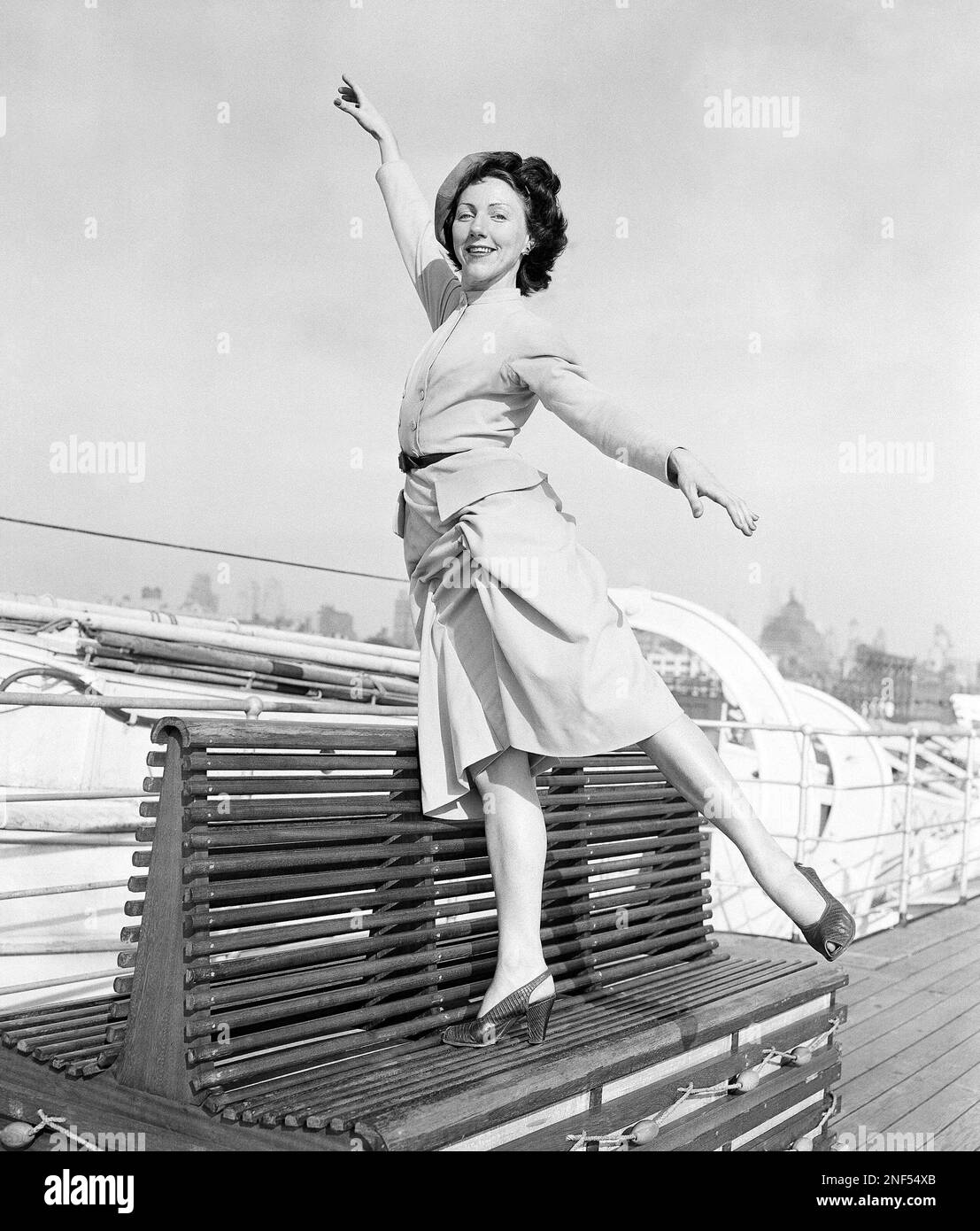 Rosella Hightower, prima ballerina is shown Sept. 5, 1949 in New York ...