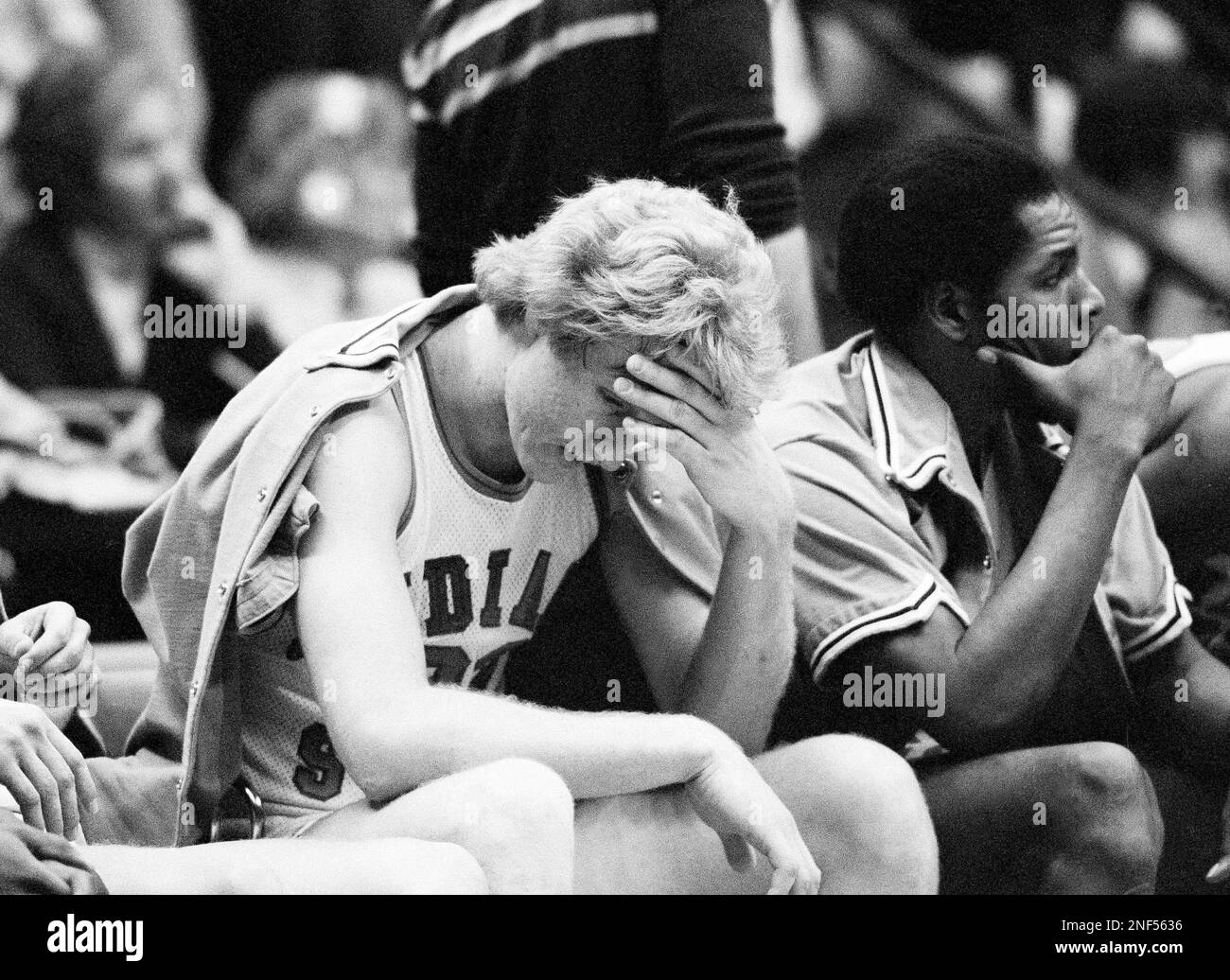 All American basketball player Larry Bird of Indiana state took a ...