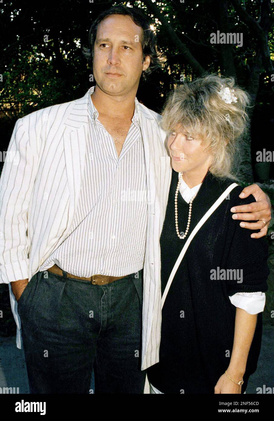 Chevy Chase and his wife Jayni are shown, Nov. 1986. (AP Photo Stock ...