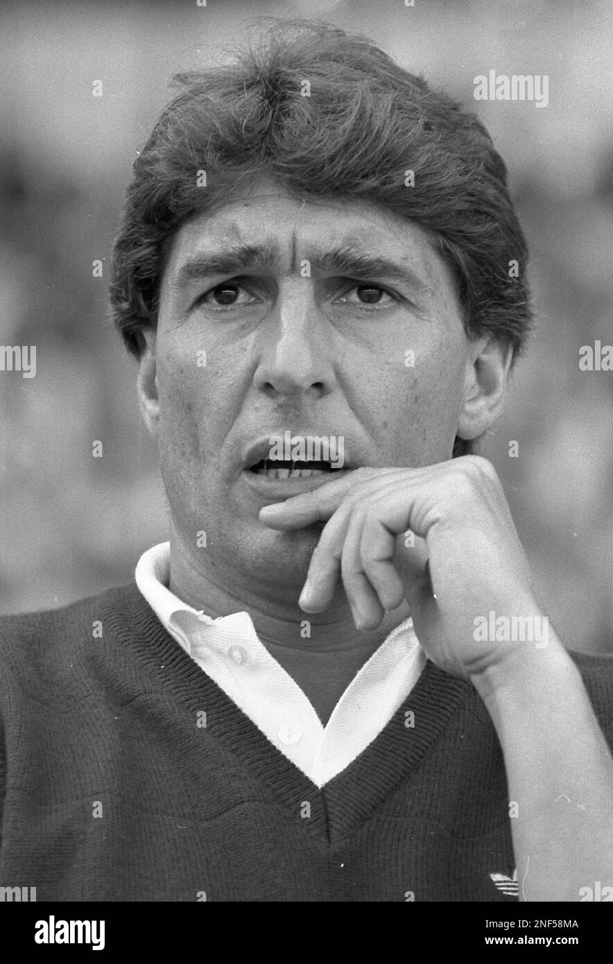 Portrait of Rudi Assauer, manager of West German first league soccer ...