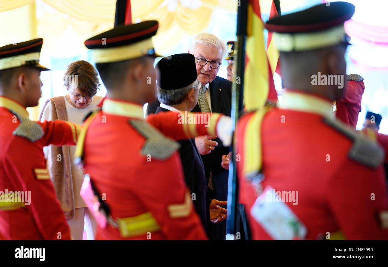 Kuala Lumpur, Malaysia. 17th Feb, 2023. German President Frank-Walter ...