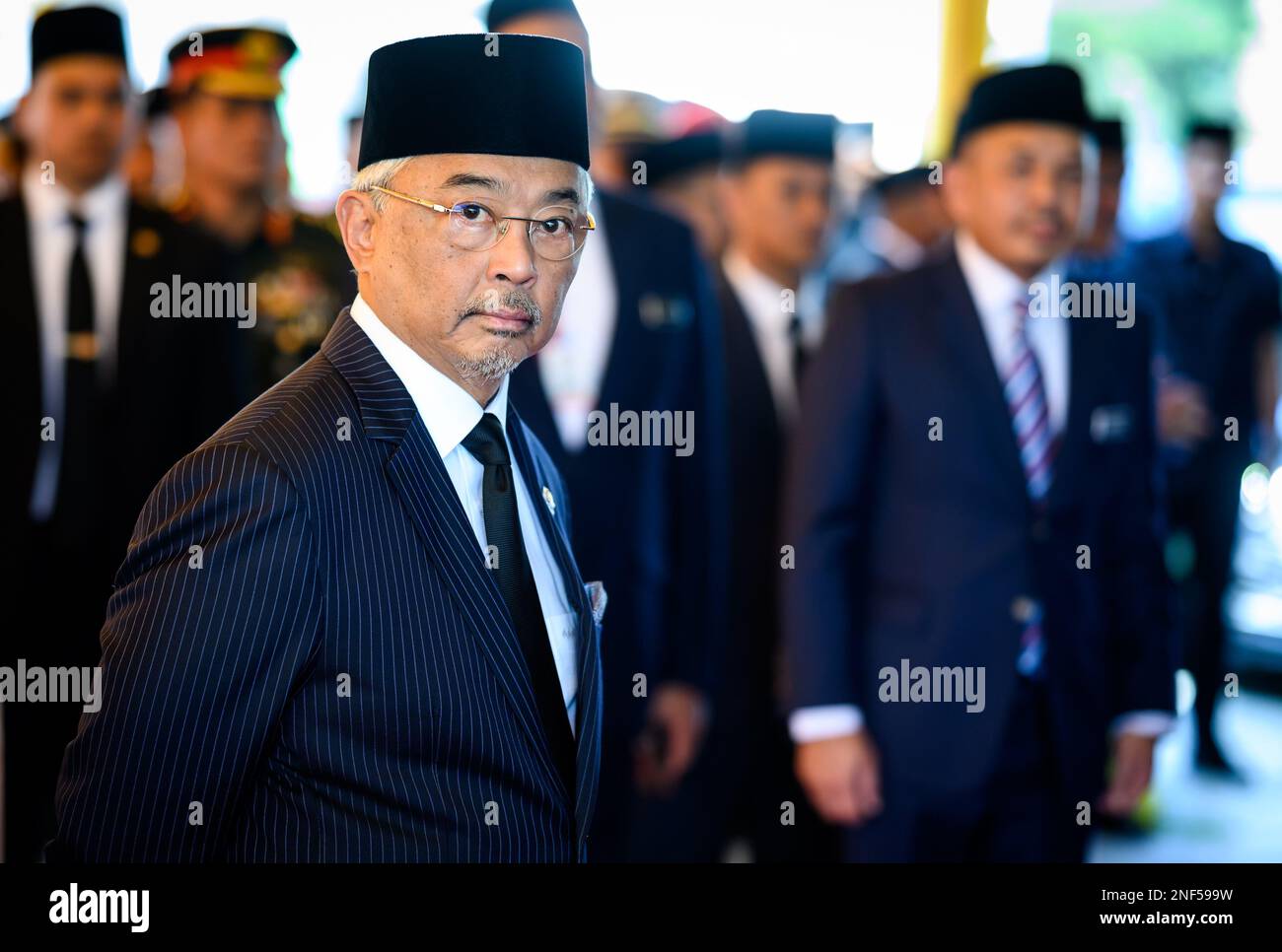 Kuala Lumpur, Malaysia. 17th Feb, 2023. Sultan Abdullah Ri'ayatuddin Al-Mustafa Billah Shah ...