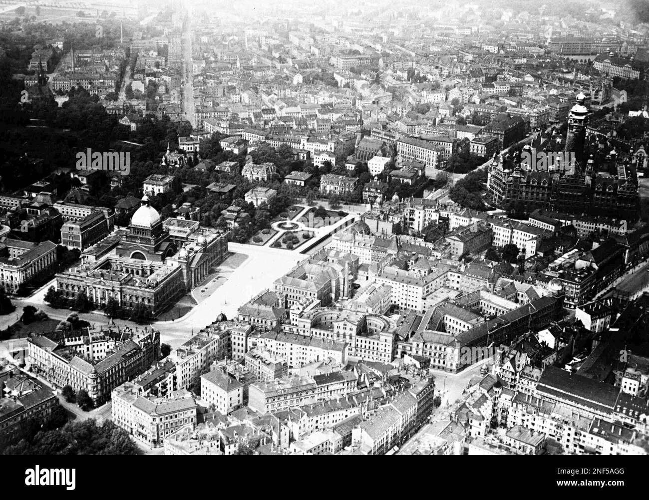 A general view of the city of Leipzig, Germany, on Jan. 3, 1935, taken ...