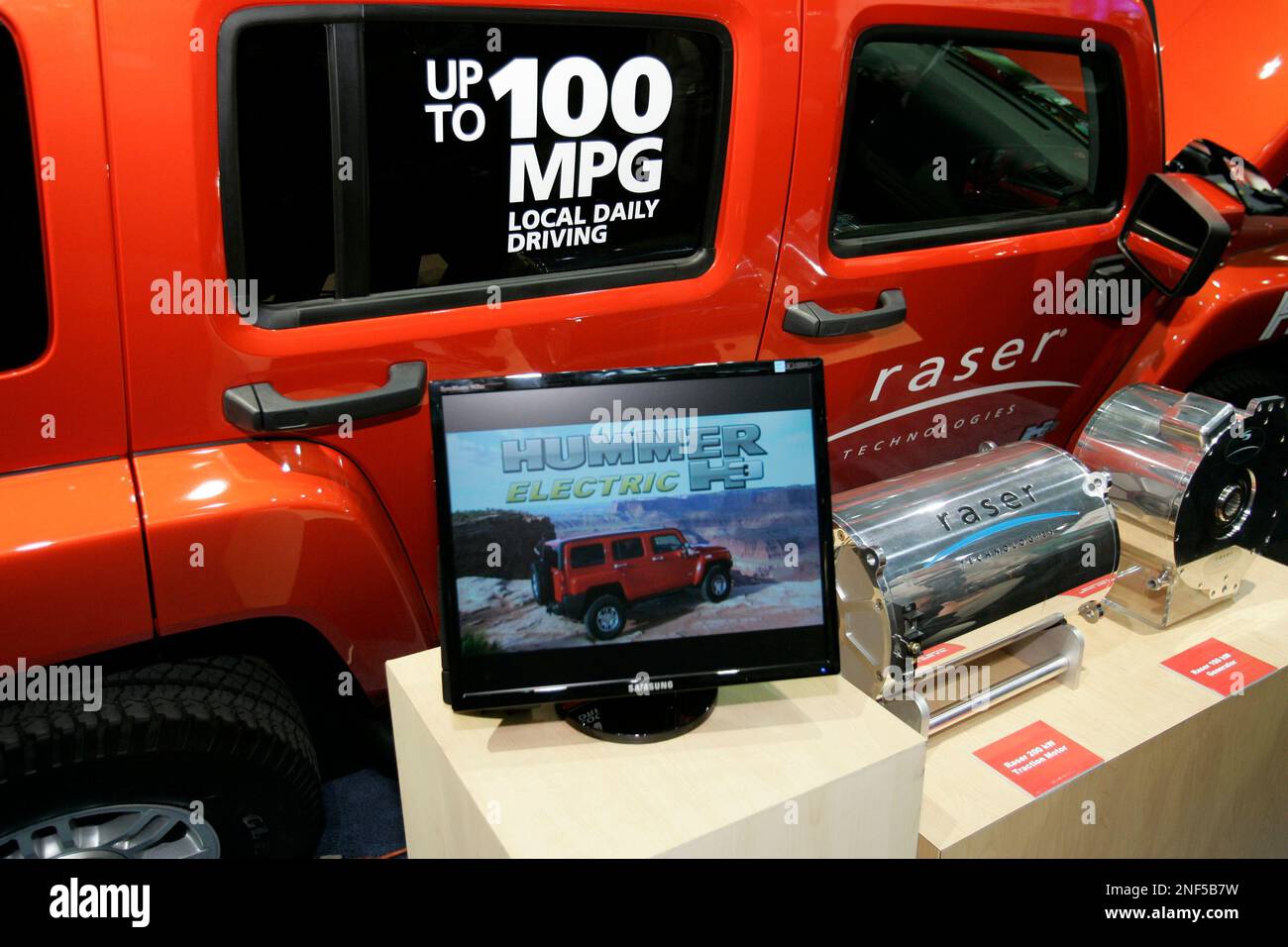 Raser Technologies, Inc. unveils a 100+ mpg Hummer H3 powered by Raser ...