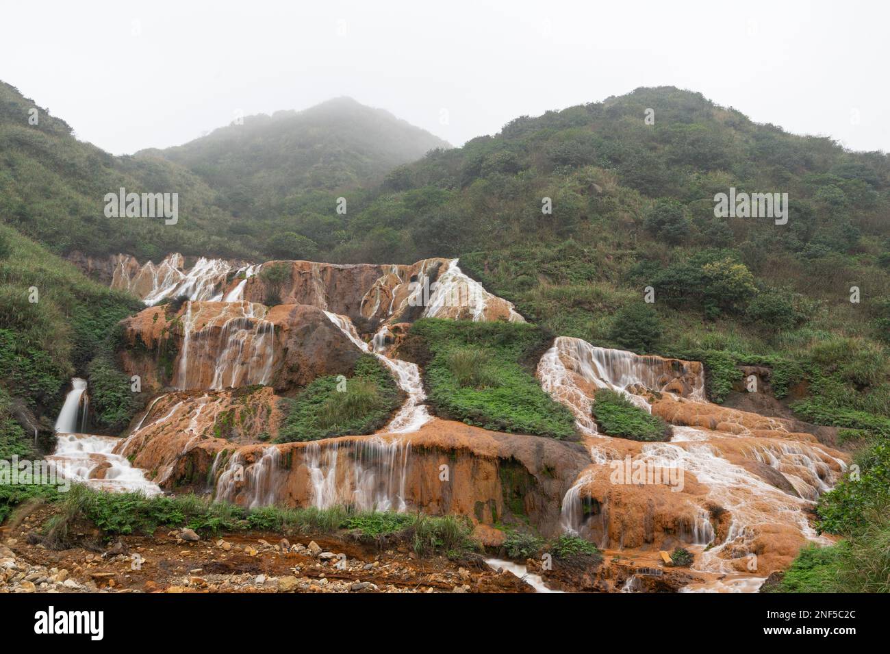 It is formed by the interaction of underground spring water with iron ...