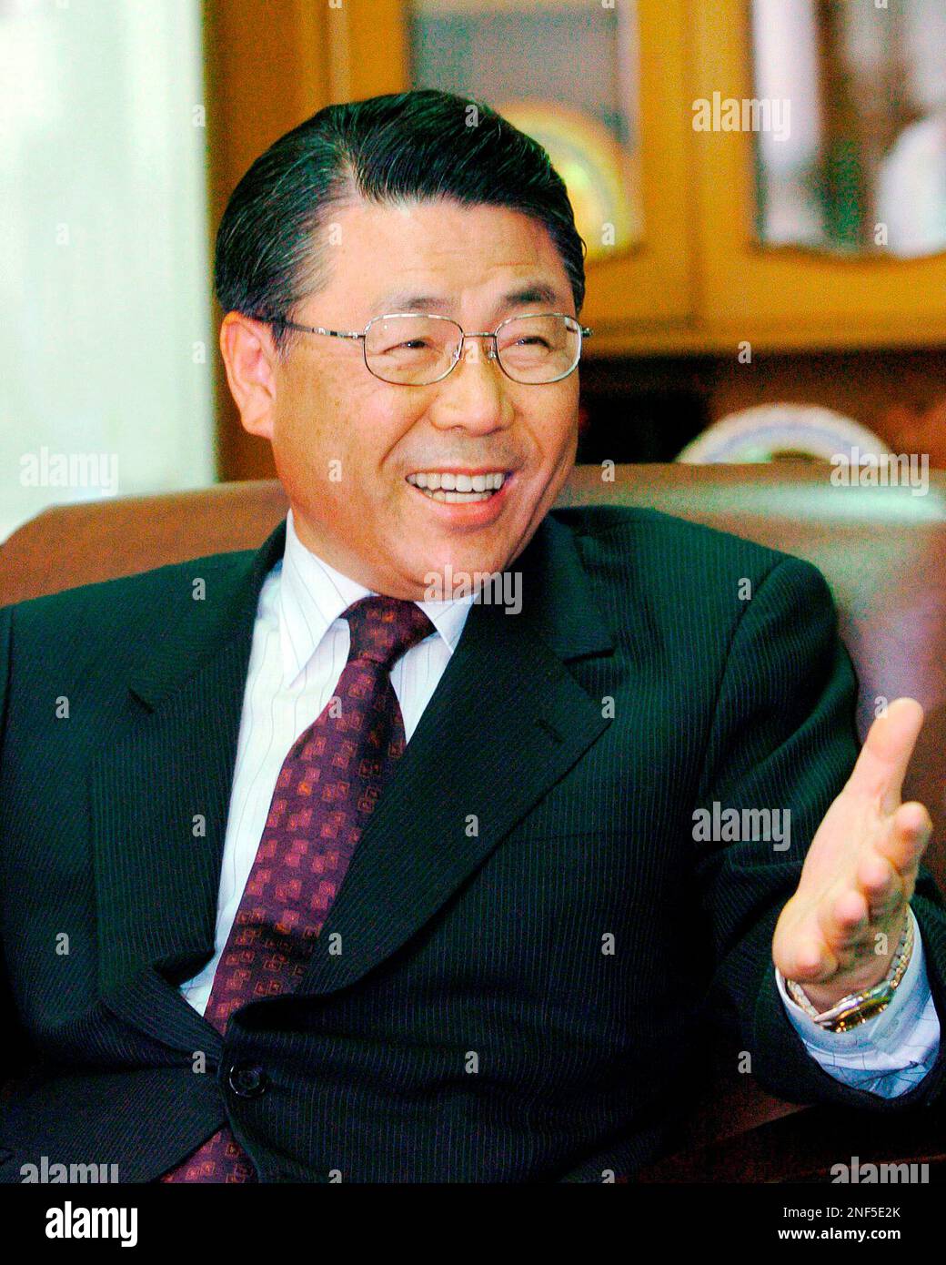 In this photo taken Thursday Oct. 20, 2005, South Korean Ulsan City ...