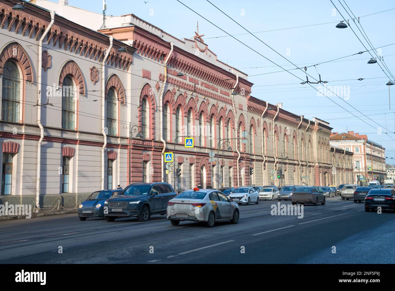 SAINT PETERSBURG, RUSSIA - FEBRUARY 09, 2023: The building of the ...