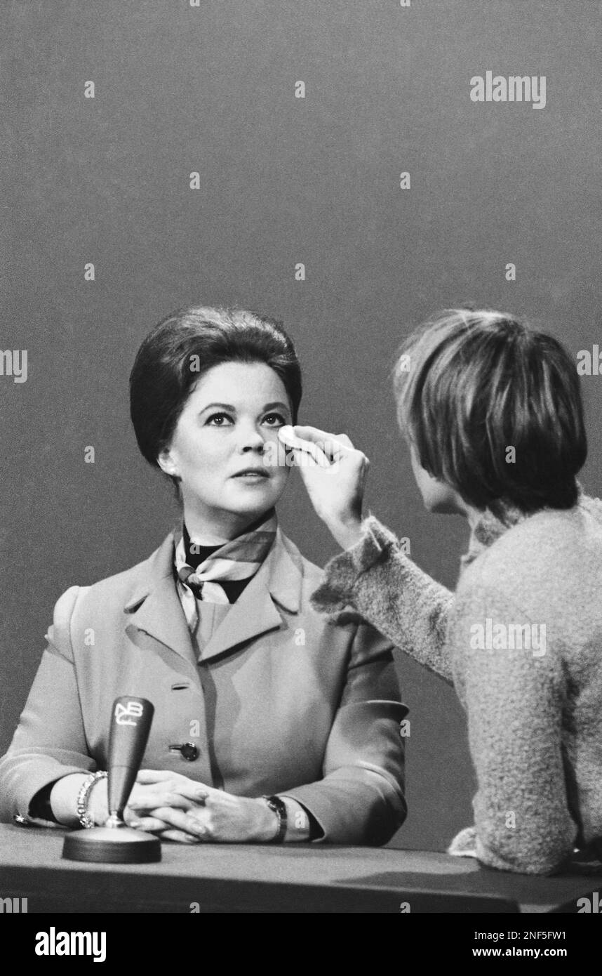 Mrs. Shirley Temple Black, U.S. Representative to the U.N., is made-up ...