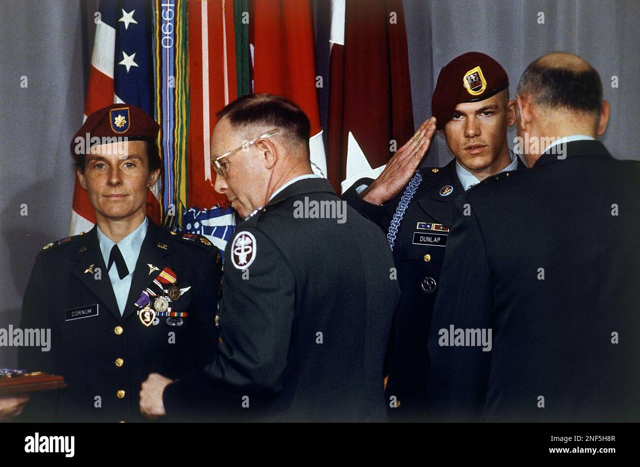 Major Rhonda Cornum of Freeville, N.Y., left, and Specialist Troy ...