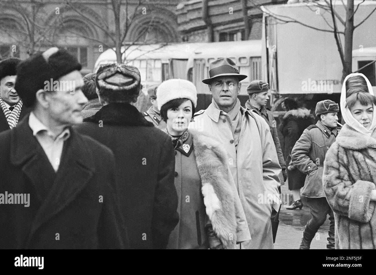 Former child movie star Shirley Temple Black is shown in Moscow, March ...