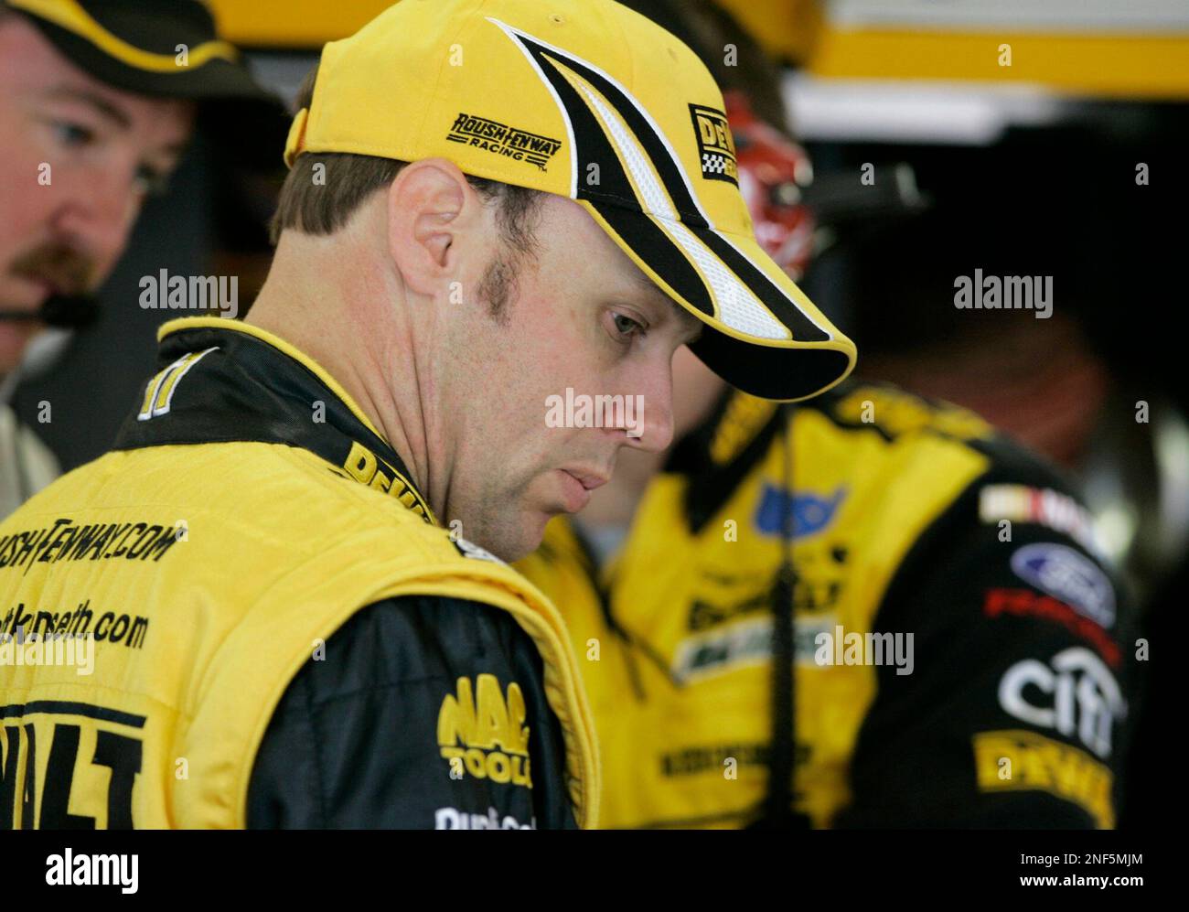NASCAR driver Matt Kenseth during qualifying for the Samsung 500 auto ...