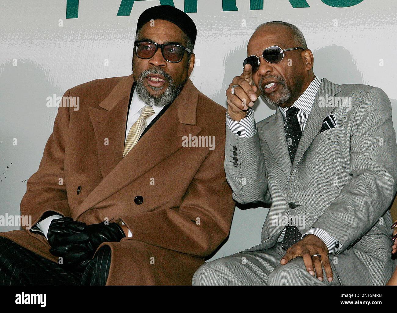 Long time song writing collaborators, Kenny Gamble left, and Leon Huff ...