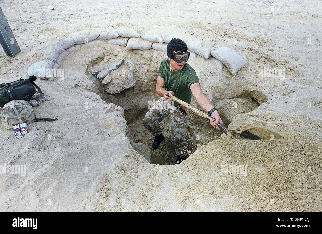 British Army Lance Corporal Karl Fairest, of the 203 Provo Company ...