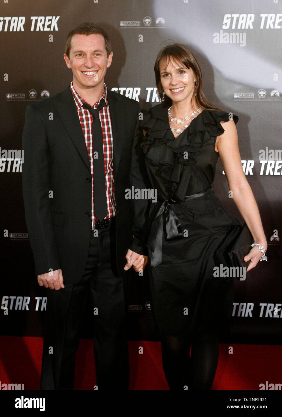 Talks show host Rove Mc Manus, left, and his partner Tasma Walter at ...