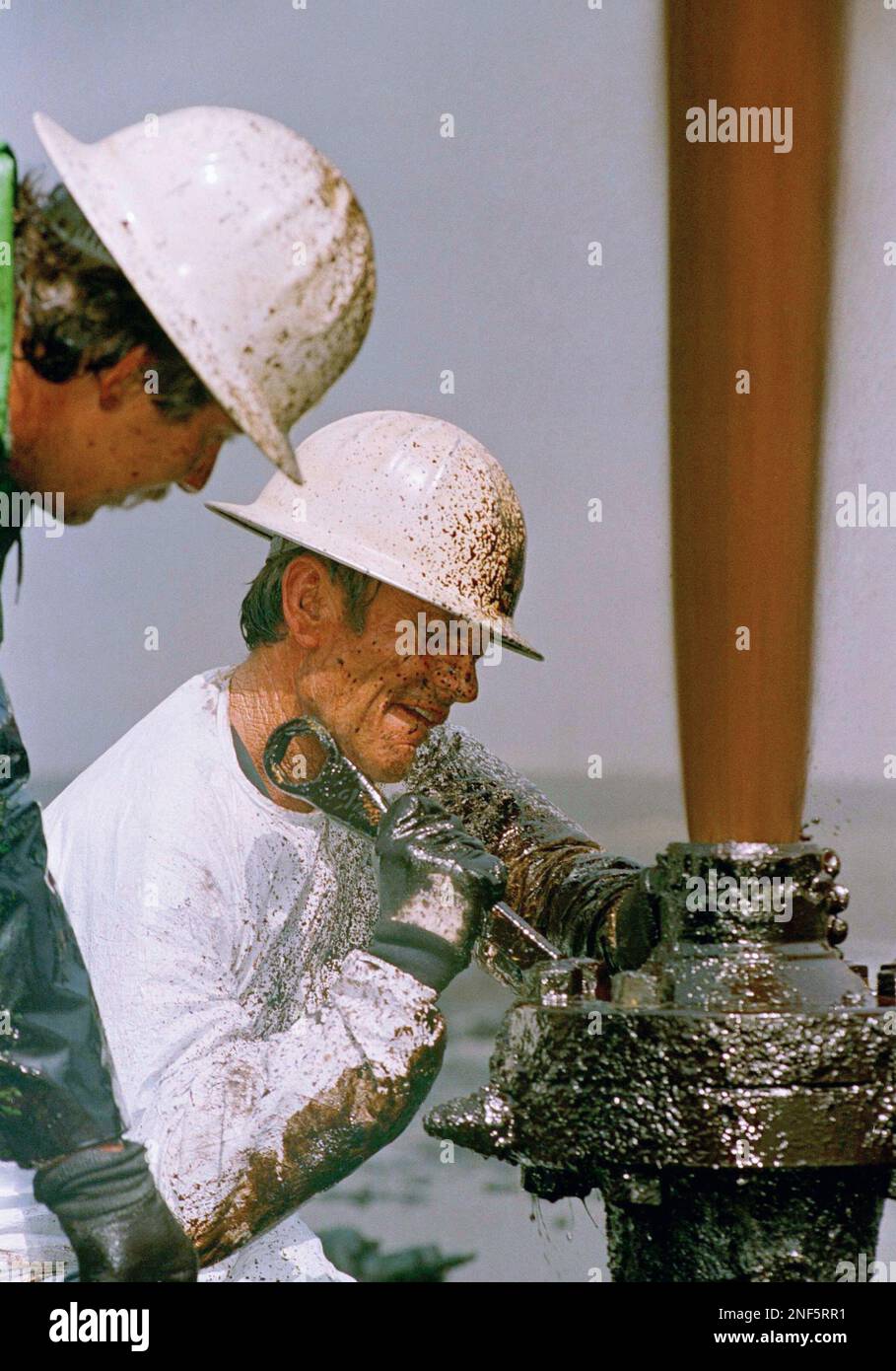 Ace Barnes, 62, of Odessa, Texas, an employee of Boots and Coots ...