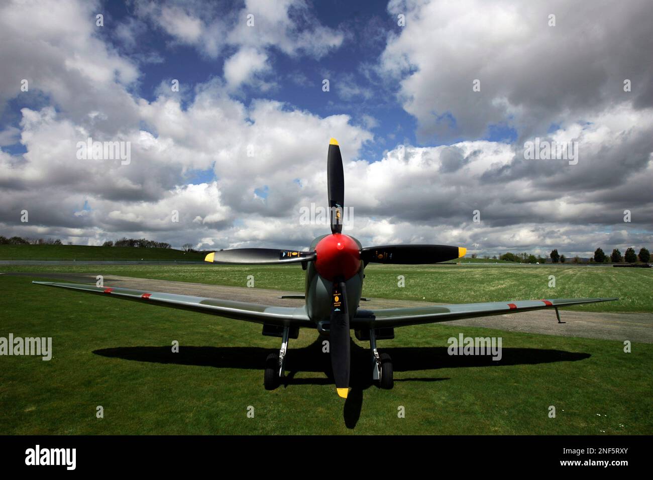 A Vickers-Supermarine MkIX Spitfire aircraft due to be auctioned on ...