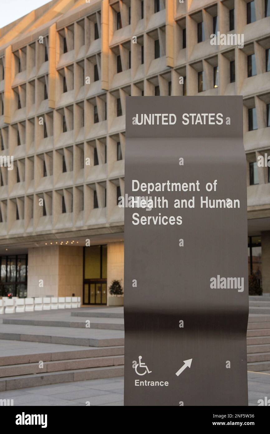 The Department of Health and Human Services building is seen in the ...