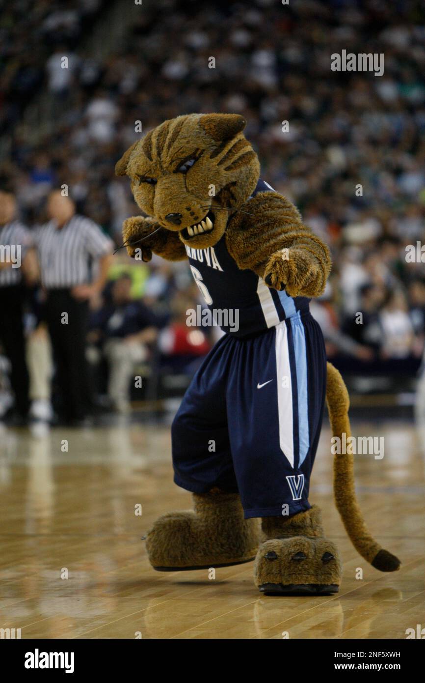 The Villanova mascot on the court during a men's NCAA Final Four ...