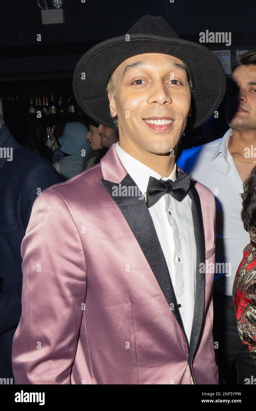 New York, NY on February 15, 2023. Devon Watley attends Frederick ...