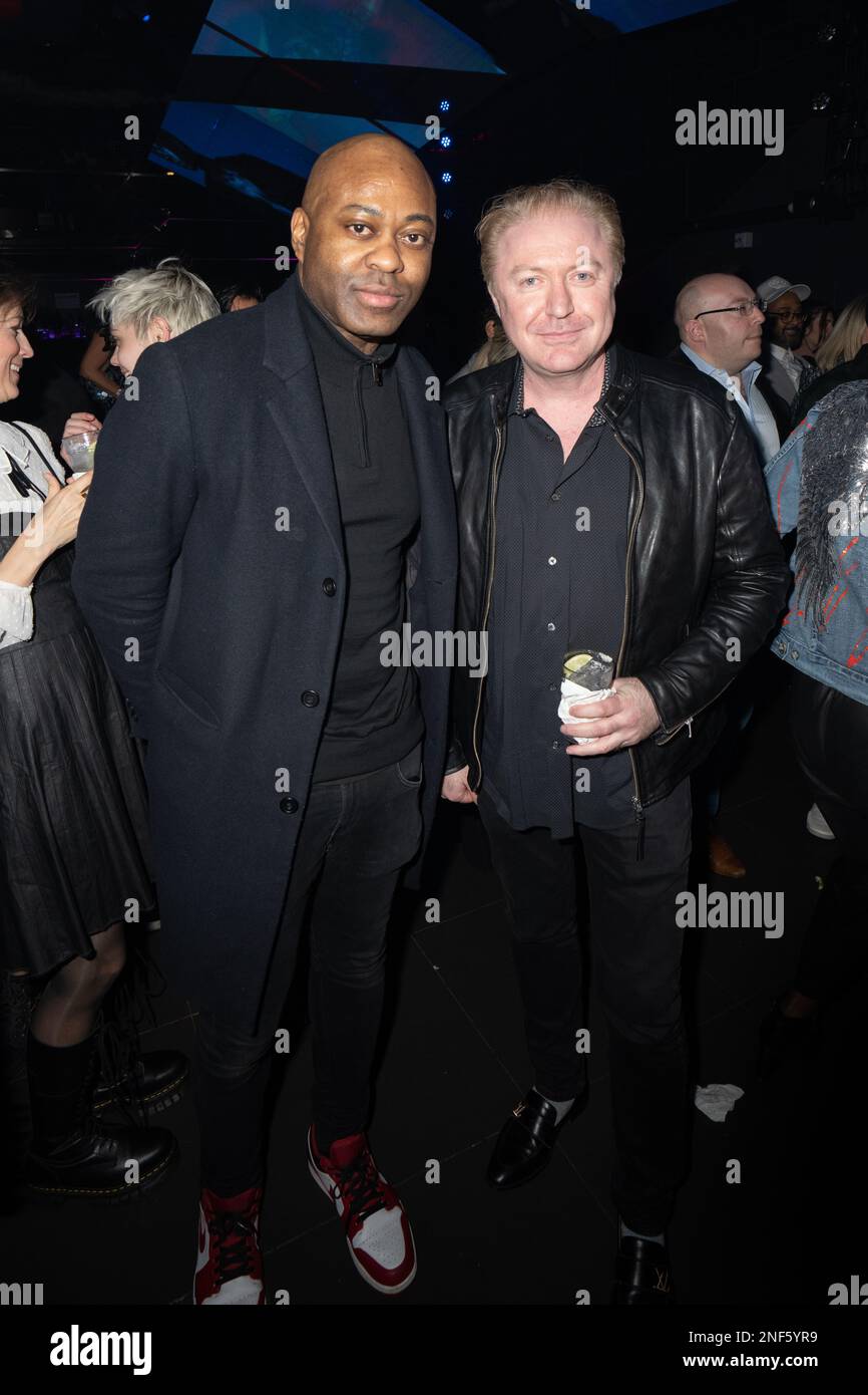 New York, NY on February 15, 2023. Kalonji Kalala (Florent) and David ...