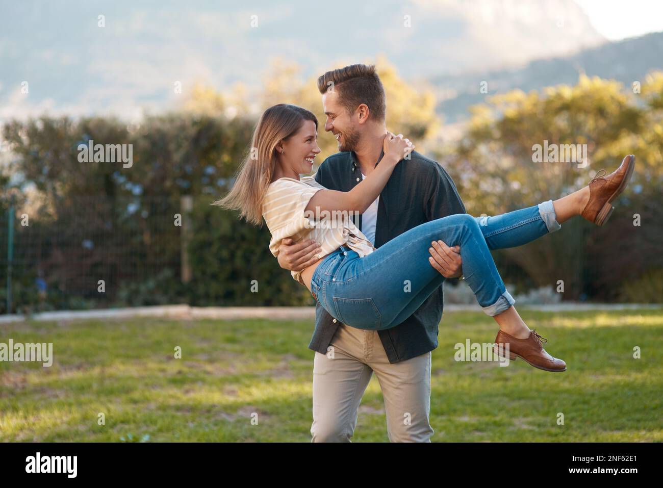 How did I get this lucky. an affectionate couple spending the day ...