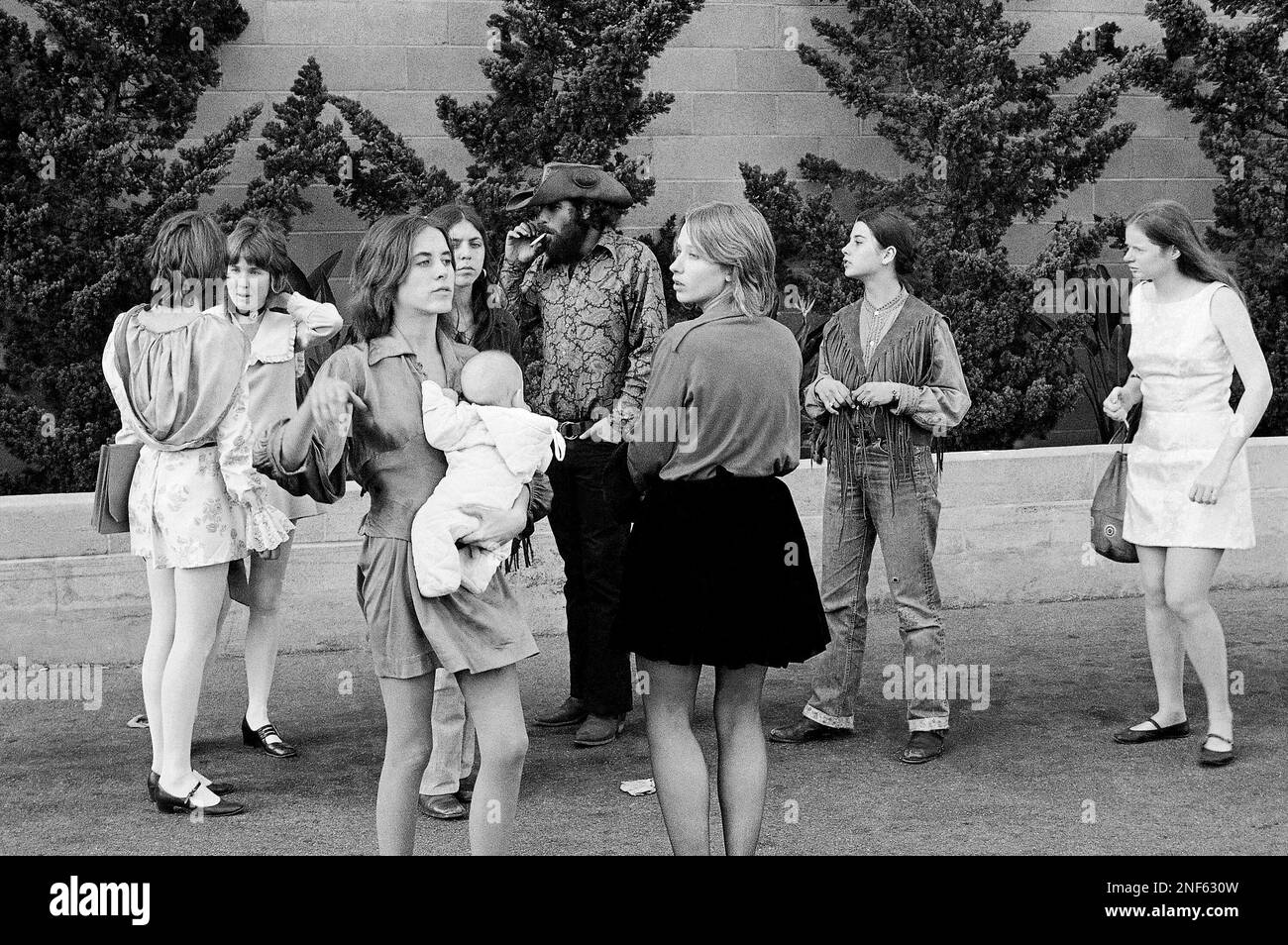 Young people who identified themselves as members of the Charles Manson ...