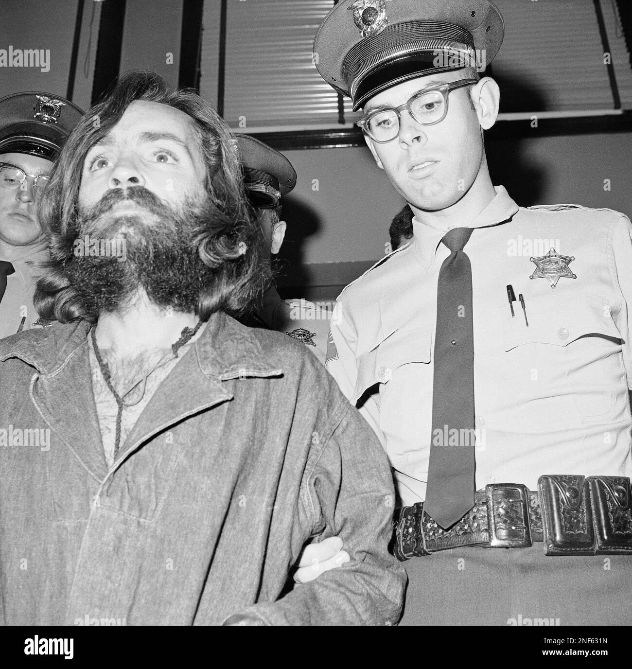 This is Charles Manson, leader of a cult of hippies, shown Dec. 3, 1969 ...