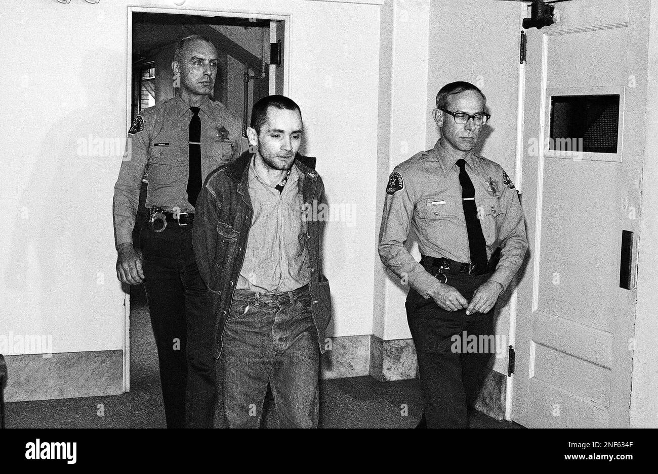 Charles Manson is returned to jail after being formally sentenced to ...
