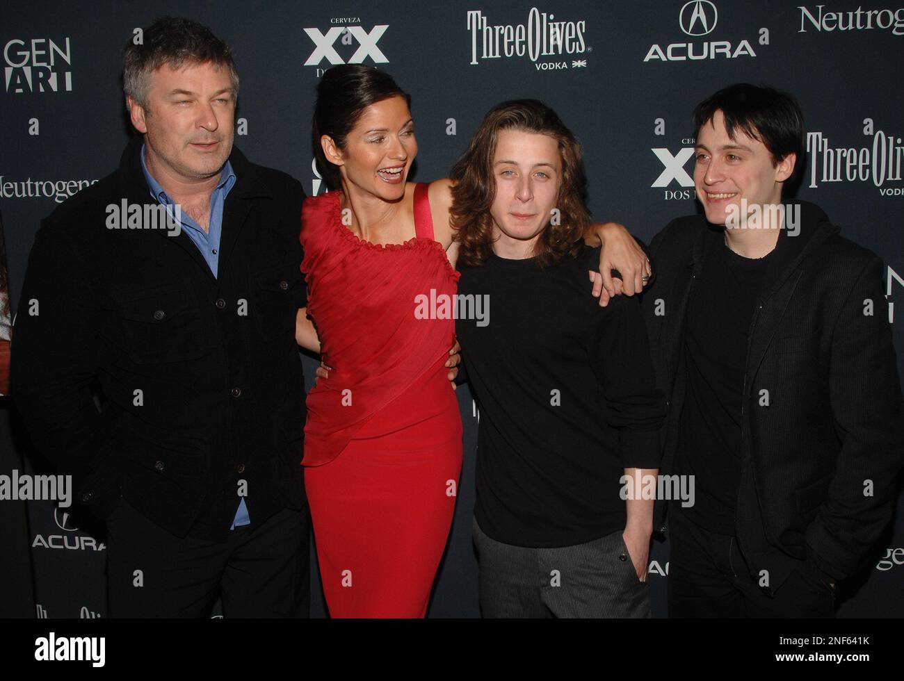 From left, actors Alec Baldwin, Jill Hennessy, Rory Culkin and Kieran ...