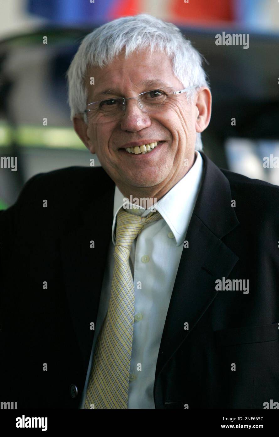 Guy Negre, CEO of MDI (Motor Development International) poses at the ...